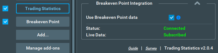 Trading Statistics · Bookmap Knowledge Base
