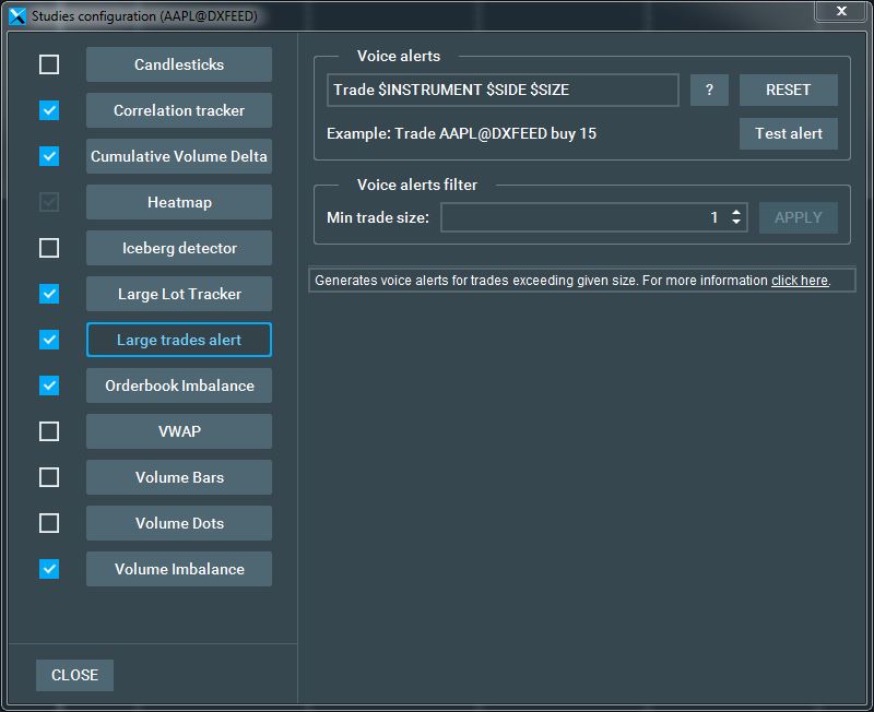 Supporting Features · Bookmap Knowledge Base